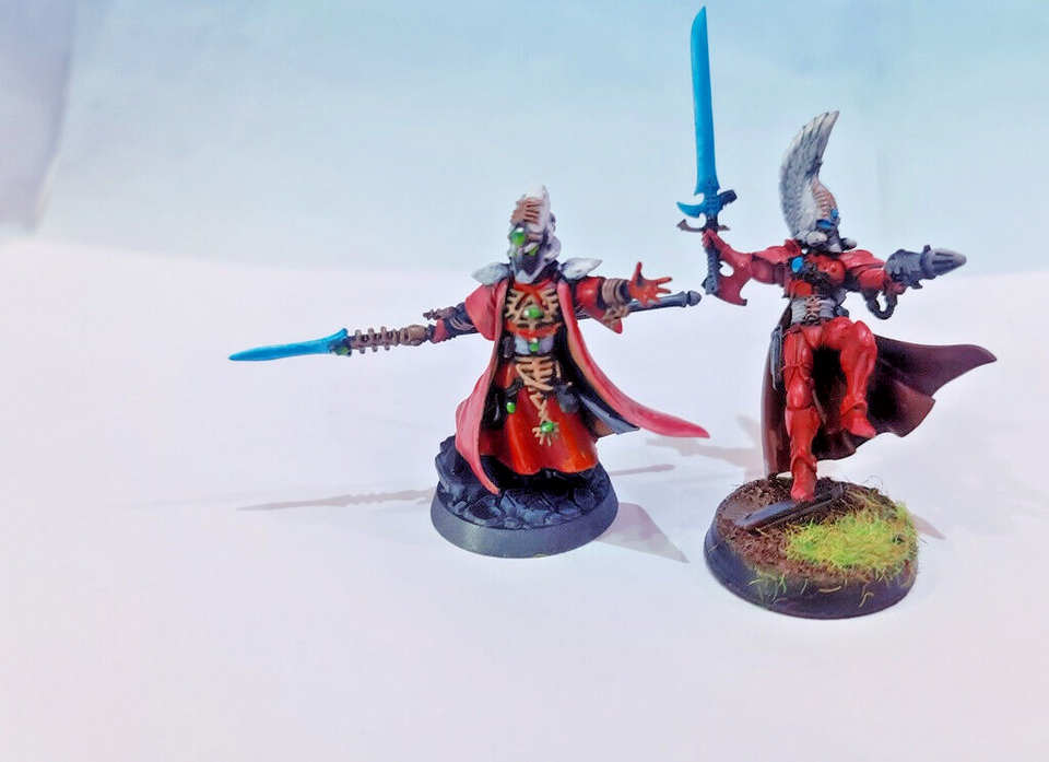 PAINT WINGED AUTARCH / FARSEER AELDARI WARHAMMER 40K PAINTED | eBay