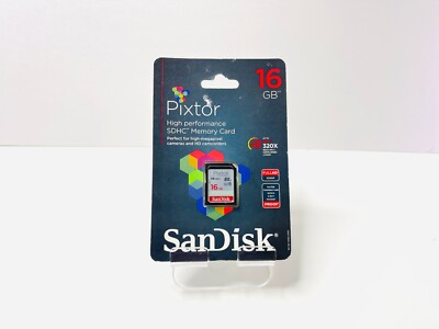 SanDisk Pixtor High Performance SDHC Memory Card 16gb Class 10 Rating ...