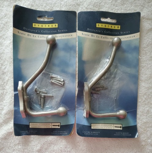 2 LARGE HARNESS HOOKS RACK COAT HAT WALL CAST IRON BARN HEAVY DUTY 6 ...