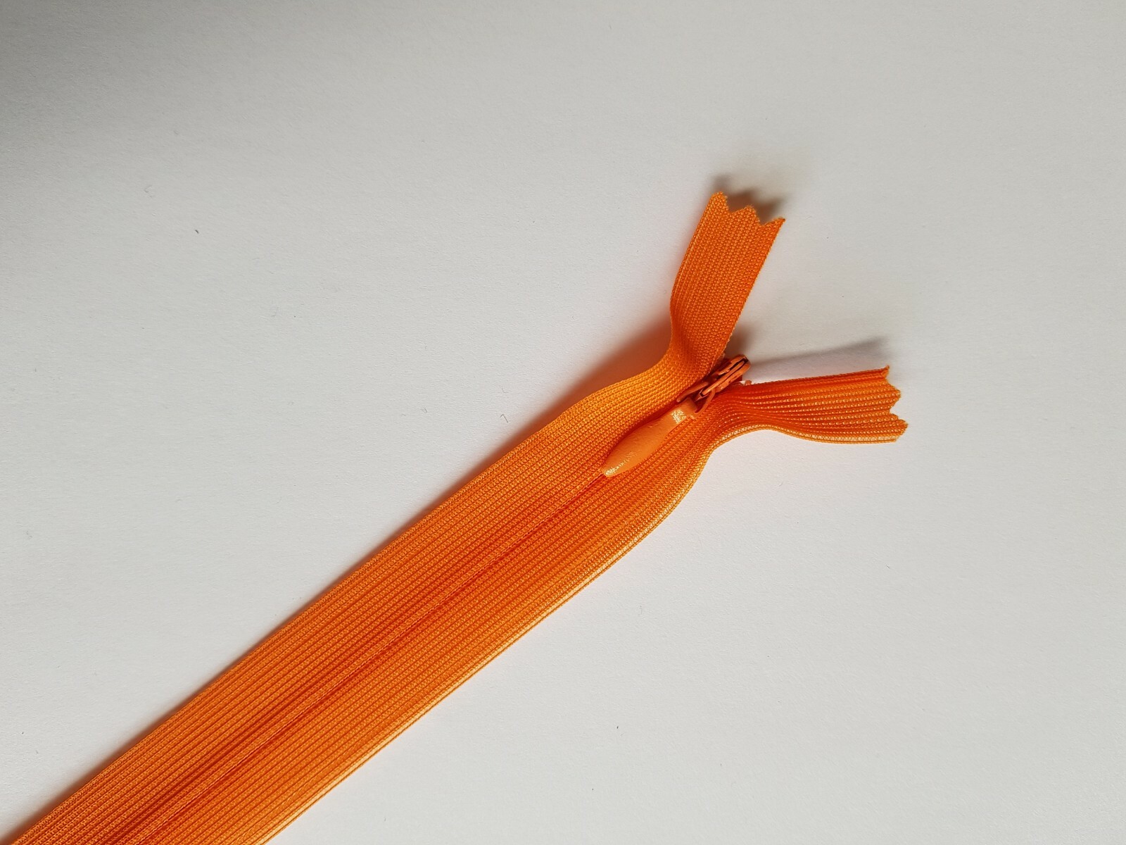 OPTI S43 Concealed/Invisible Closed End Zips, teardrop puller for Light ...