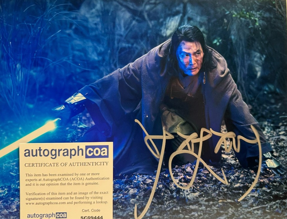 LEE JUNG JAE signed Autogramm 20x25cm STAR WARS in Person autograph ...