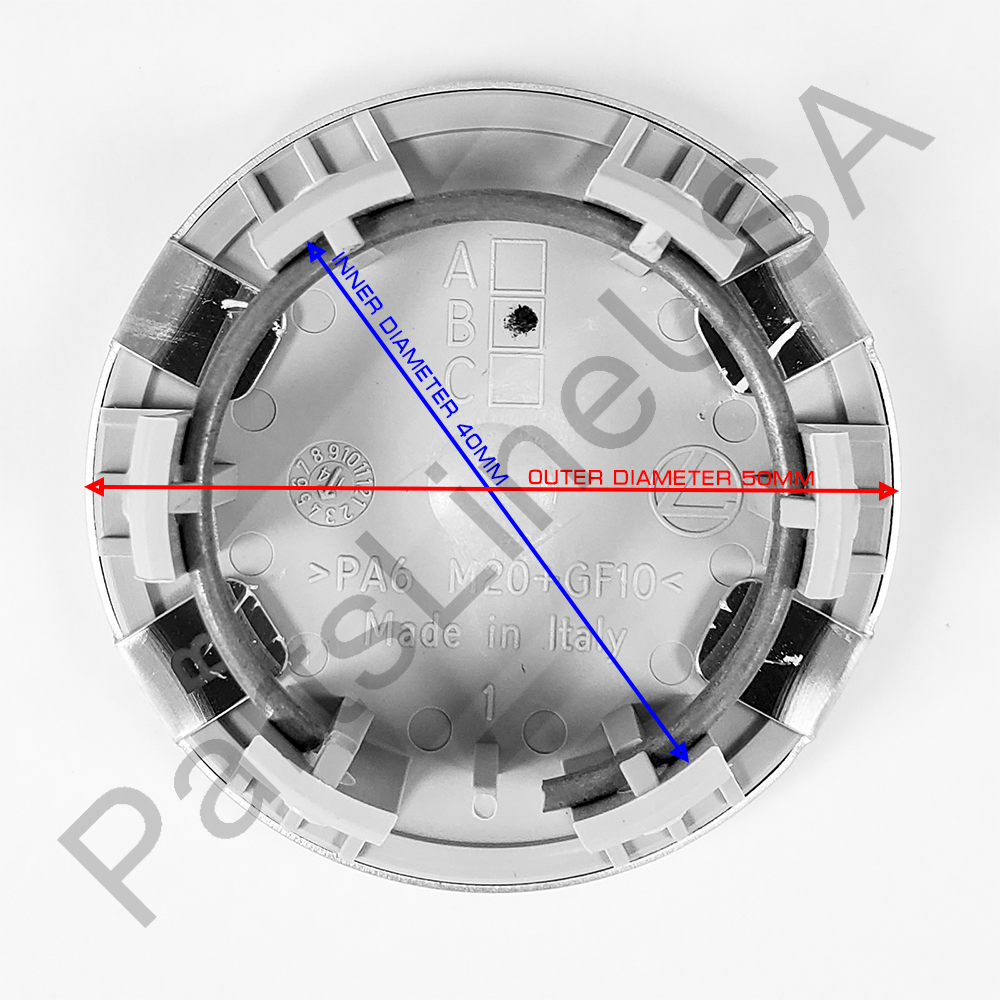 Genuine Maserati Logo 2013-2017 Wheel Center Rim 18" Cap Alferi Alloy ...