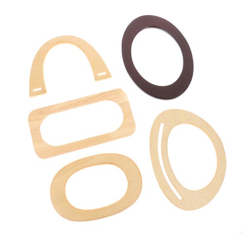 Wooden Bag Handle Replacement Diy Handbag Tote O Bag Handles Purse ...