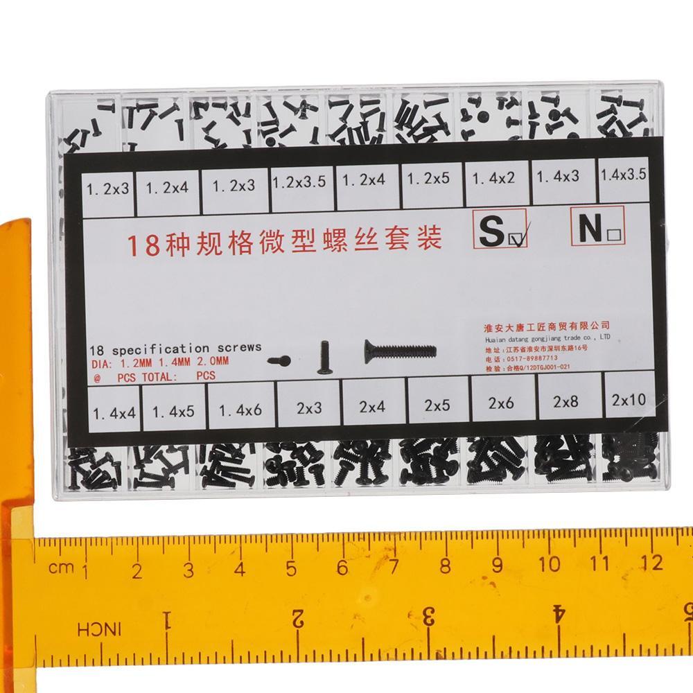 Stainless Steel Mini Screws Assortment Kit Micro Screws Set Watches ...