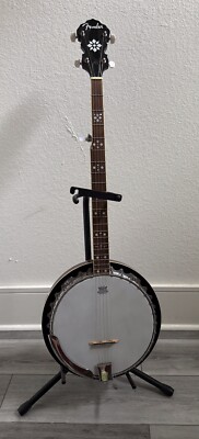 Fender FB-54 Five String Banjo, Mahogany Resonator, Aluminum Tone Ring ...