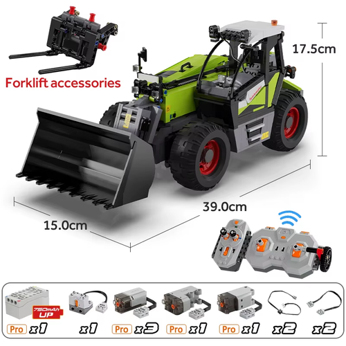 Cada 1469Pcs City Remote Control Engineering Vehicle DIY Model Building ...