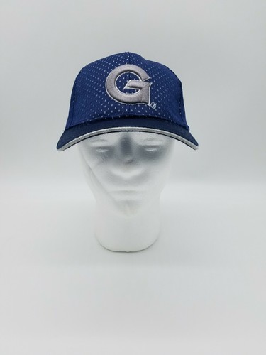 NCAA Georgetown Hoyas Embroidered Bulldog Blue Adjustable OS Mesh Cap ...