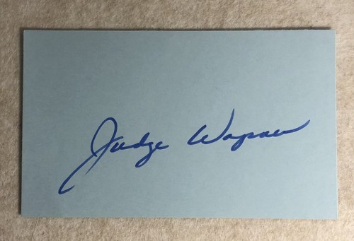 Judge Joseph Wapner Signed Autograph The People's Court | eBay