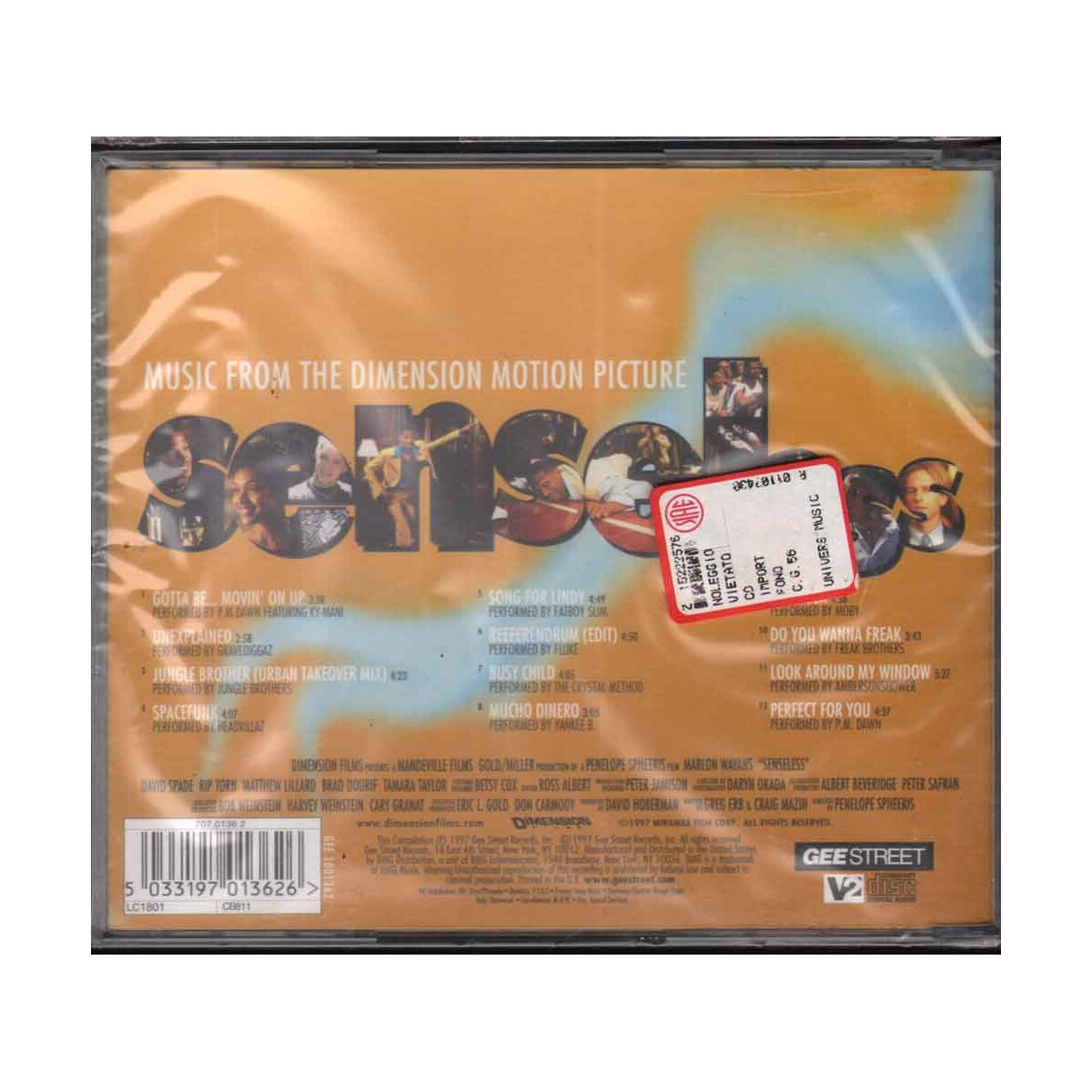 ) Feat CD Play Senseless / Gee Street Gee 100 1362 Soundtrack Sealed | eBay