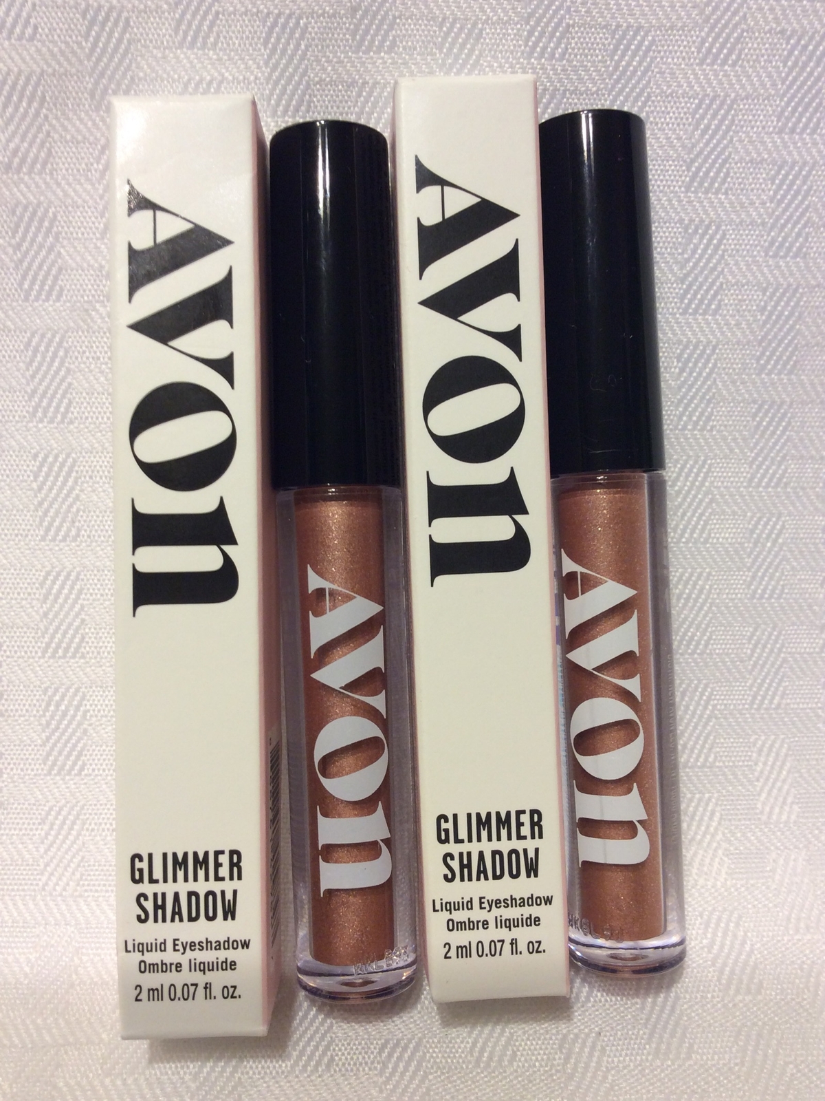 Avon Glimmer Shadow Liquid Eyeshadow Peach Sapphire 0.07 fl. oz. Lots ...