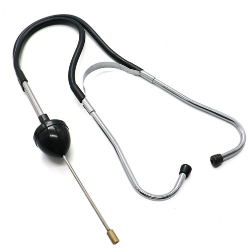 Black Mechanical Sonar Stethoscope Kit with Metal Probes for Engine ...