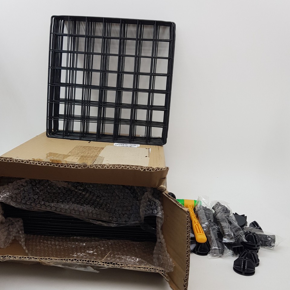 9 Cube Storage 36c36" Shelf Wire Metal Grid DIY Modular Cabinet ...