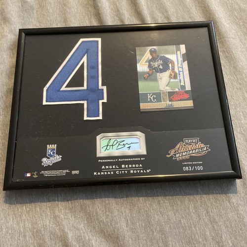 Angel Berroa 2002 ABSOLUTE MEMORABILIA 8X10 FRAMED AUTOGRAPH Signed ...