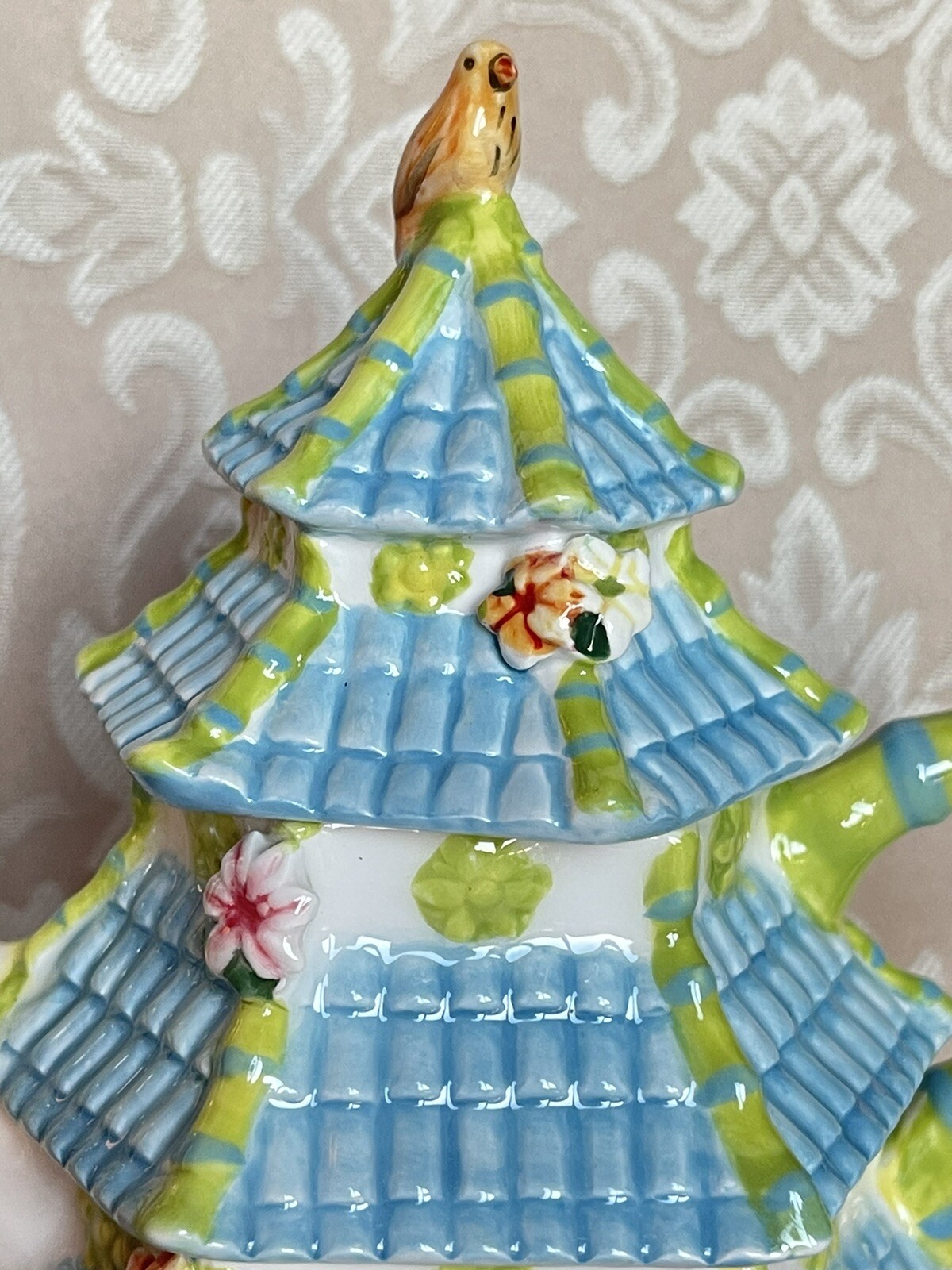 Waterford Holiday Heirlooms "Songbird Pagoda" Porcelain Tea For One ...