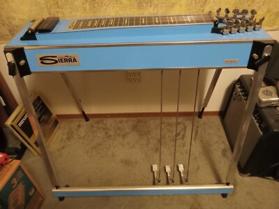 Sierra Pedal Steel Guitar. Olympic Model. 10 string, E9. 3 pedals, 4 ...