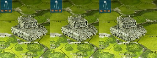 Battletech Alternative - Nesun SRM|LRM Launcher x3 w/ Hex Bases (6mm ...