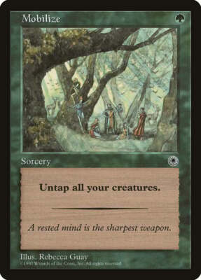 Mobilize Portal NM Green Common MAGIC THE GATHERING MTG CARD ABUGames ...