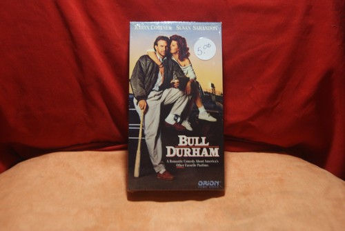 Bull Durham VHS Tape Vintage Movie Kevin Costner Susan Sarandon ...