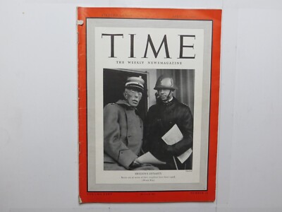 Time Magazine WWII German Occupation Swedens Dynasty April 29 1940 7Y ...