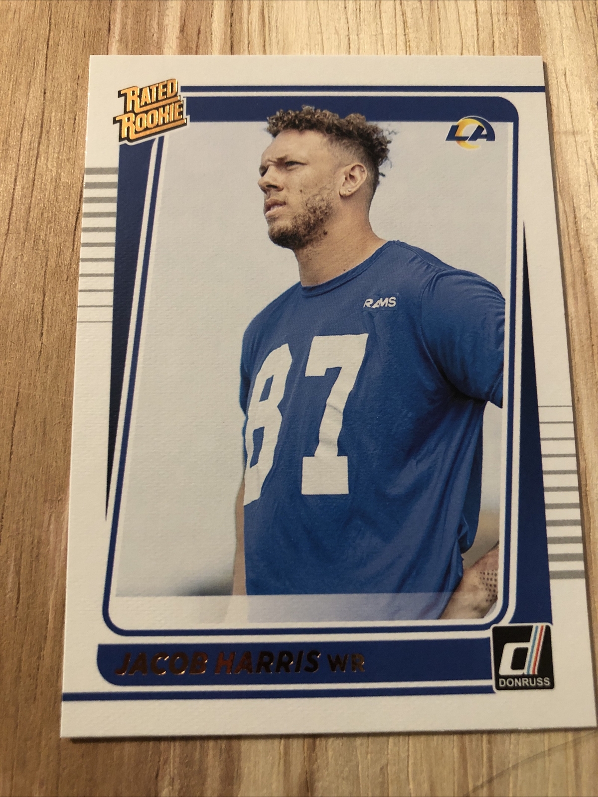 2021 Panini Donruss - Rated Rookie Portrait #290 Jacob Harris (RC) for ...