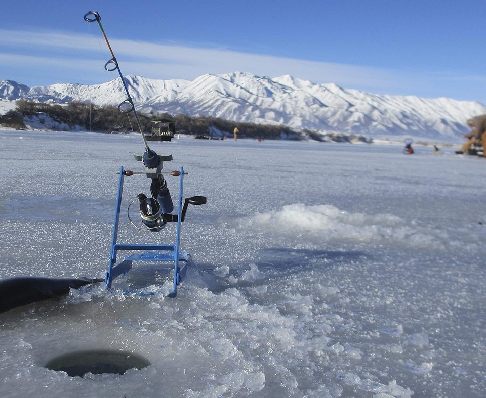 Precision Fishing with Blue Tip Down - Heavy-Duty Design for Ice ...