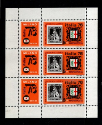 Hungary 2437 MNH Italia Stamp Expo Sheet of three Stamps on stamps | eBay