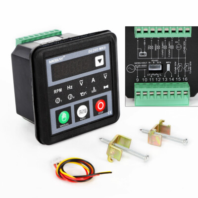 DC20D Genset Controller Automatic Generator Start Controller Module LED ...