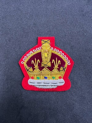 King’s Crown British Army Dress Braided WO2 Warrant Officers CL2 Crown ...