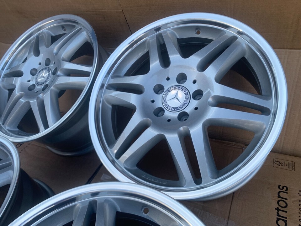 4 Original Brabus Rims 18" Mercedes SLK CLK SL R170 R171 W208 W209 R129 ...