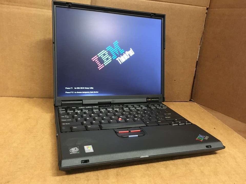 IBM ThinkPad T23 LAPTOP PENTIUM III 512MB, 20GB HDD DVD WINDOWS 98 ...