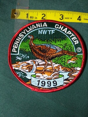 PENNSYLVANIA CHAPTER NWTF 4" 1999 WILD TURKEY HEN PATCH | eBay