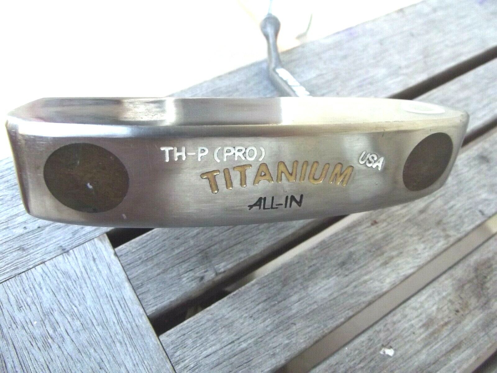 All In Cubic Balance Ti Titanium / Copper Weighted Putter 35 " VGC Free ...