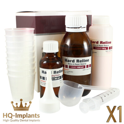 Dental Hard Liner Treatment Denture Reline Tissue Conditioner Resin ...