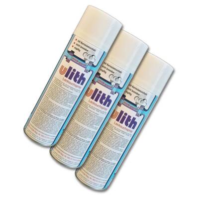 3x Ulith Lecksuchspray Lecksucher Leckfinder Prüfspray Korrosionsschutz ...