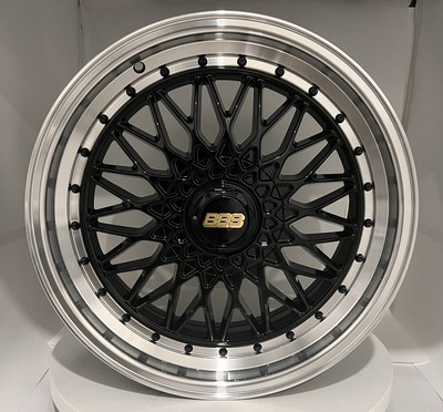 135 17 inch Black with Polish Lip Rims fits 4x114.3 MITSUBISHI EVO ...