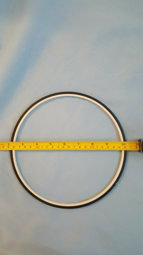 211MM Notched Expander Wafer Ring Black White with Clam shell shipper ...