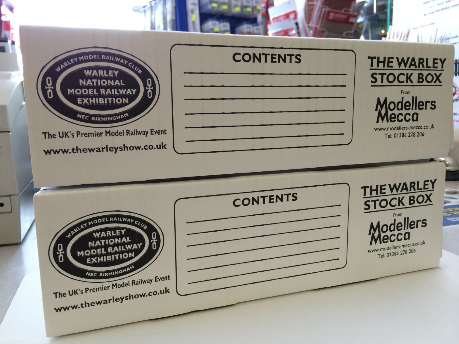 **Pack of 3** OO Gauge Model Railway Storage Warley Stock Box by ...