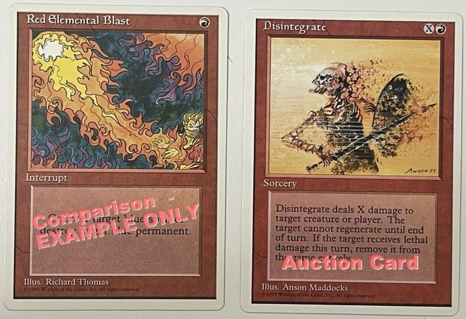 MTG Disintegrate Alternate 4th Edition - Red Sorcery - Magic the ...