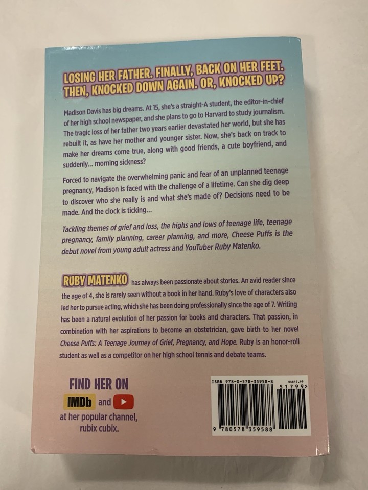 Cheese Puffs: A Teenage Journey of Grief, Pregnancy, and Hope by Ruby ...