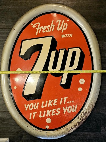 7 up sign Oval Sign 1950s | eBay