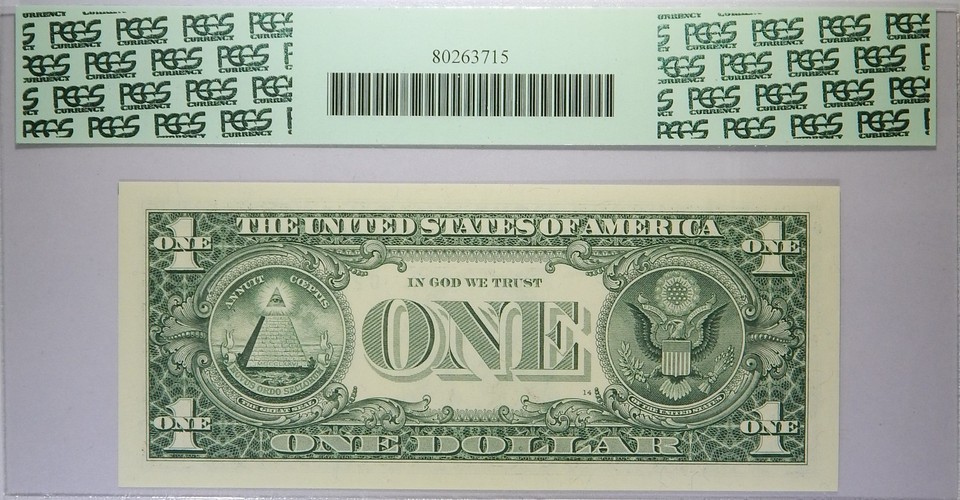 1999 $1 Chicago PCGS 63 PPQ Millennium Note Serial Number 20014950 | eBay