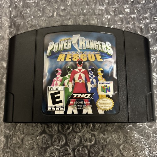 Power Rangers Lightspeed Rescue (Nintendo 64 N64) Authentic Tested ...