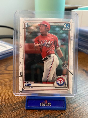 2020 Bowman Chrome Prospects Bayron Lora #BCP-52 Texas Rangers | eBay