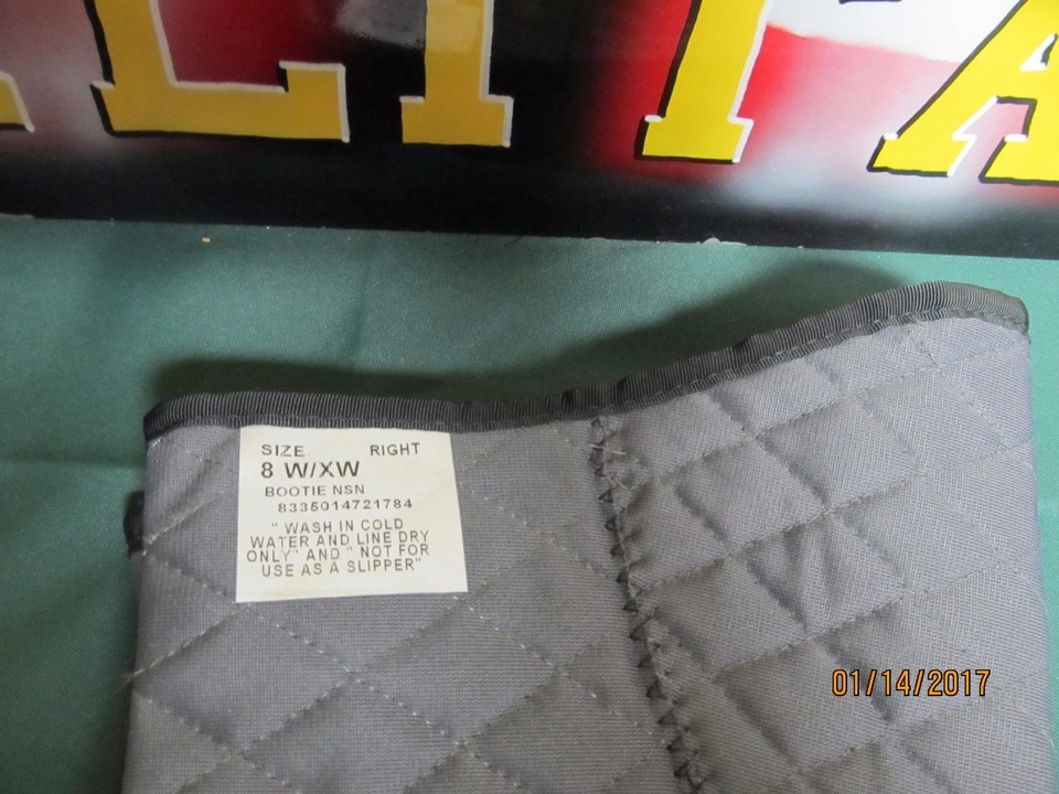 ICW Cold Weather Combat Boot Insert Liner Bootie Pair Military Sizes 4 ...