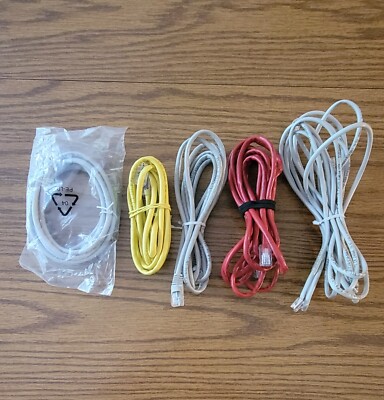 CAT 5 cables lot of 5 new and used | eBay
