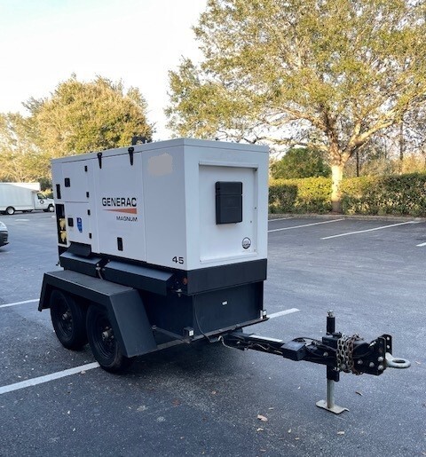 Generac Magnum 45 KVA Rental Grade Mobile Generator, T4F - No DEF! | eBay