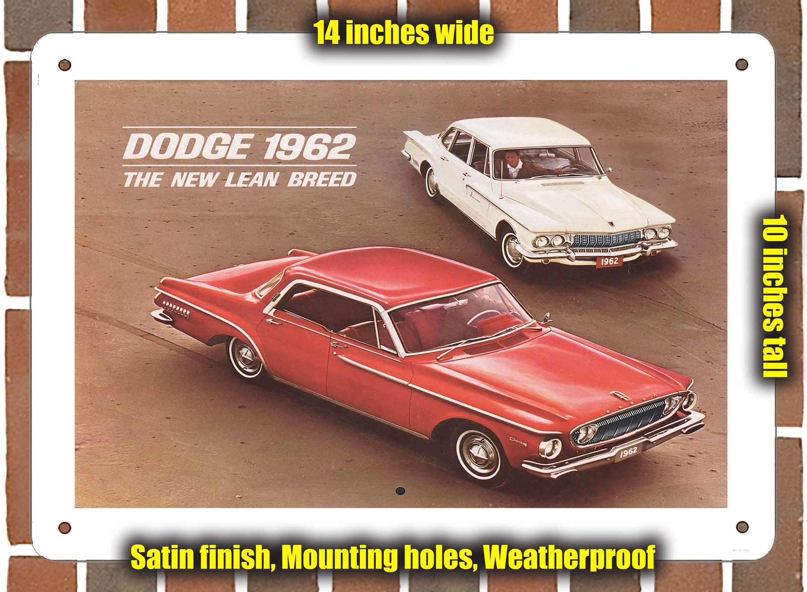 METAL SIGN - 1962 Dodge Calendar | eBay