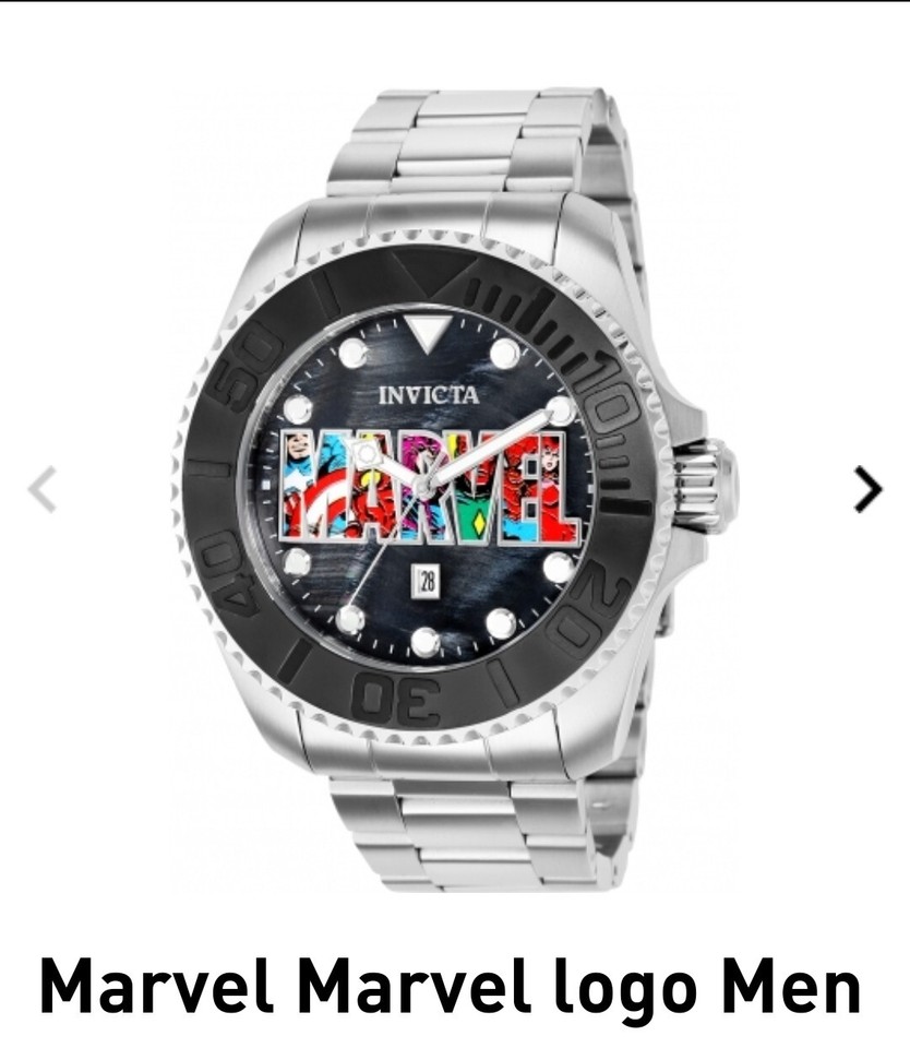 Invicta - Marvel #60 Logo - 50mm Limited Edition Flame-Fusion mens ...