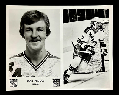 1979-80 Dean Talafous #19 New York Rangers Hockey NHL R Wing Vintage ...