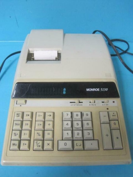 Vintage Monroe 5130 Desktop Calculator 2 Color for sale online | eBay